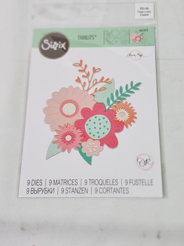 Sizzix Thinlits (BOLD FLOWERS) by Olivia Rose 9 Dies #665473 NEW! | eBay
