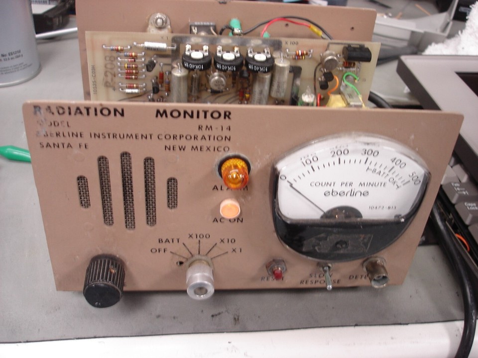 VINTAGE EBERLINE RM-14 RADIATION MONITOR - COUNT RATE METER | eBay