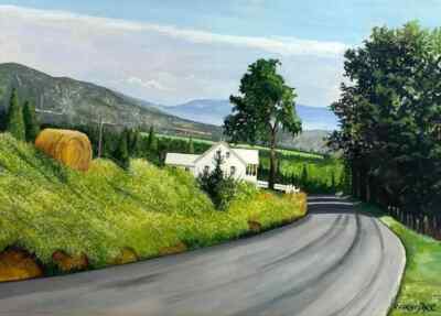 Virginia Shenandoah Mountain Road Original Watercolor by George Parr | eBay