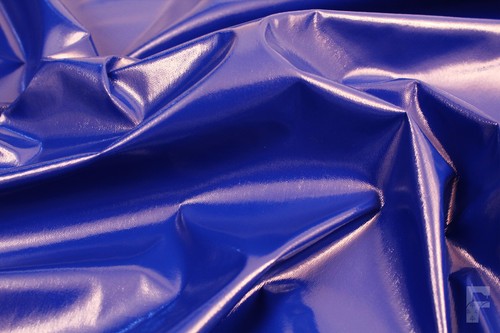 PVC Shiny Stretch Fabric - 1 Way Natural Stretch - PU Coated - width ...