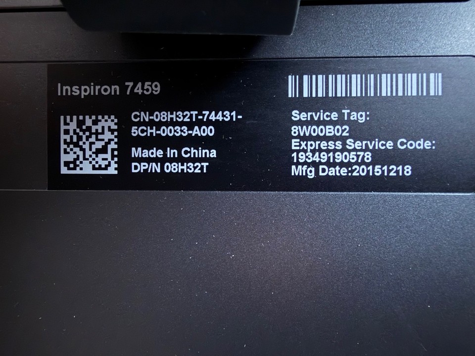 Dell Inspiron 7459 all-in-one touch screen PC, 1TD HDD, Windows 10 ...