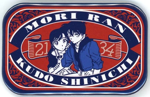 Badge Bins Kudo Shinichi Mouri Ran Detective Conan Can Collection ...