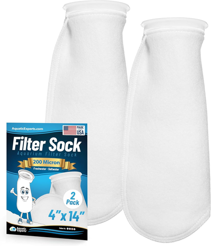 4 Inch Ring Filter Socks 200 Micron, Filter Socks for Saltwater | eBay