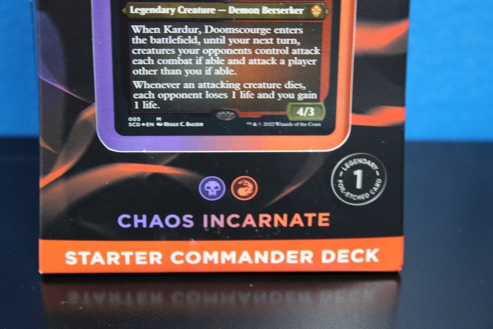 Starter Commander Deck - Chaos Incarnate MTG Brand New Sealed | eBay