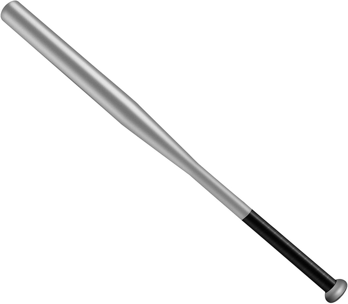 Silver Baseball Bat Png