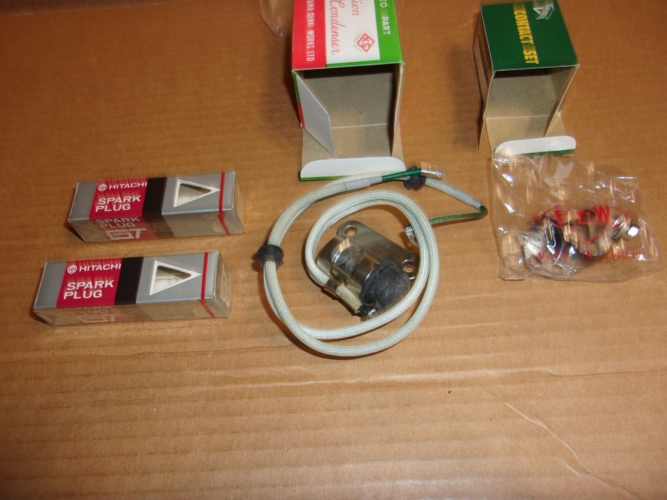 New 1960s Honda Dream 305 CA77 Points Plugs & Condenser Tune up kit ...