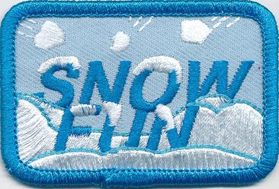 Girl Boy SNOW FUN snowball fight sledding Fun Patches Crest Badges SCOUT GUIDE | eBay