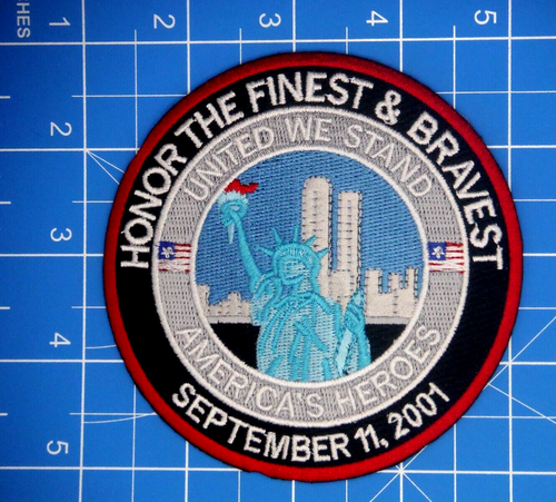 FDNY NYPD 9-11 Honor patch-B | eBay