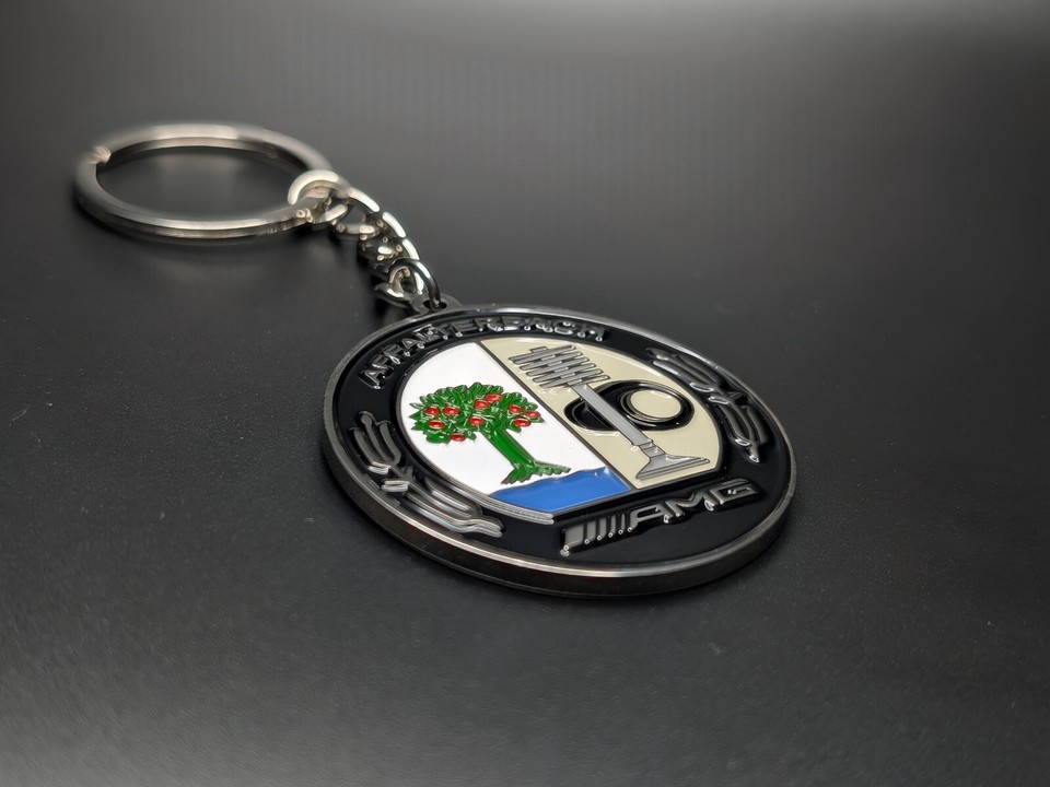 Mercedes-Benz AMG Affalterbach Keychain Metal Original Emblem F1 GT C63 ...