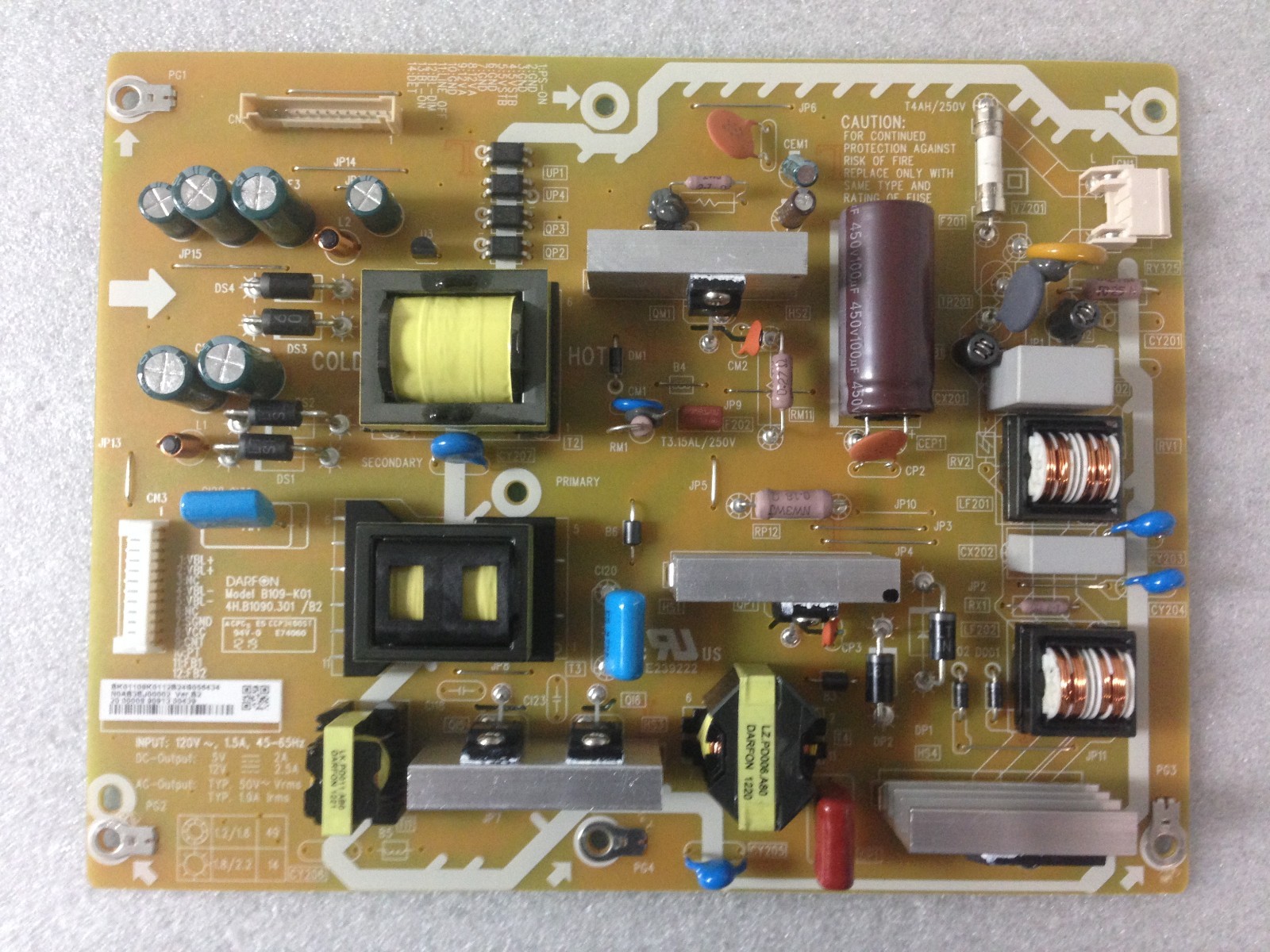 SANYO DP39842 Power Supply Board B109-K01 , 4H.B1090.301 /B2 | eBay