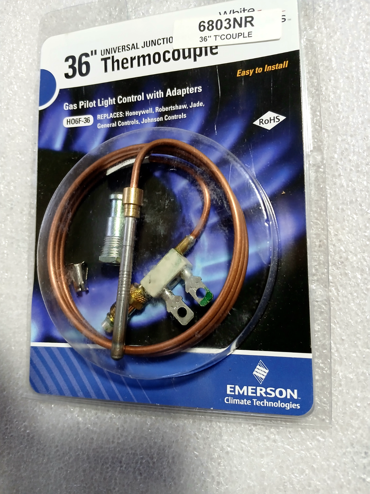 6803NR Thermocouple White Rogers Emerson Gas Pilot Light Control For ...