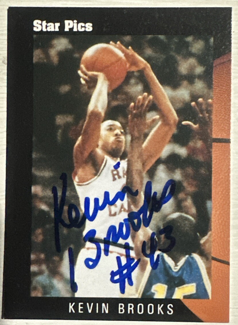 Kevin Brooks Southwestern Louisiana Basketball Star Pics Autograph ...