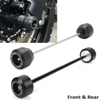 Front Rear Wheel Spindle Fork Axle Slider Anti Crash Guard For YAMAHA ...