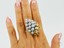 MING'S HAWAII LARGE SILVER BLUE PEARLS GRAPE CLUSTER RING. SIZE 6.25 ...