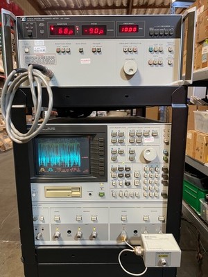 HP 4195A Network / Spectrum Analyzer with 4193A Vector Impedence Meter & 41952A | eBay