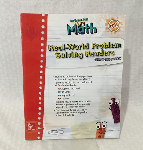 MCGRAW HILL / MY MATH GR 1 / REAL WORLD PROBLEM SOLVING READERS ...