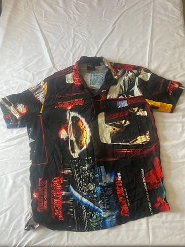 Friday the 13th/Jason button up shirt large | eBay