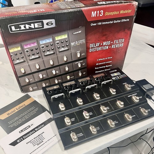 Line 6 M13 Stompbox Modeler Multi-Effect Guitar Pedal Board In Original ...