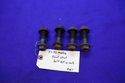 87-93 Mustang Front Strut Bolt Set Nice Used 8-Piece(4 bolts, 4 nuts ...