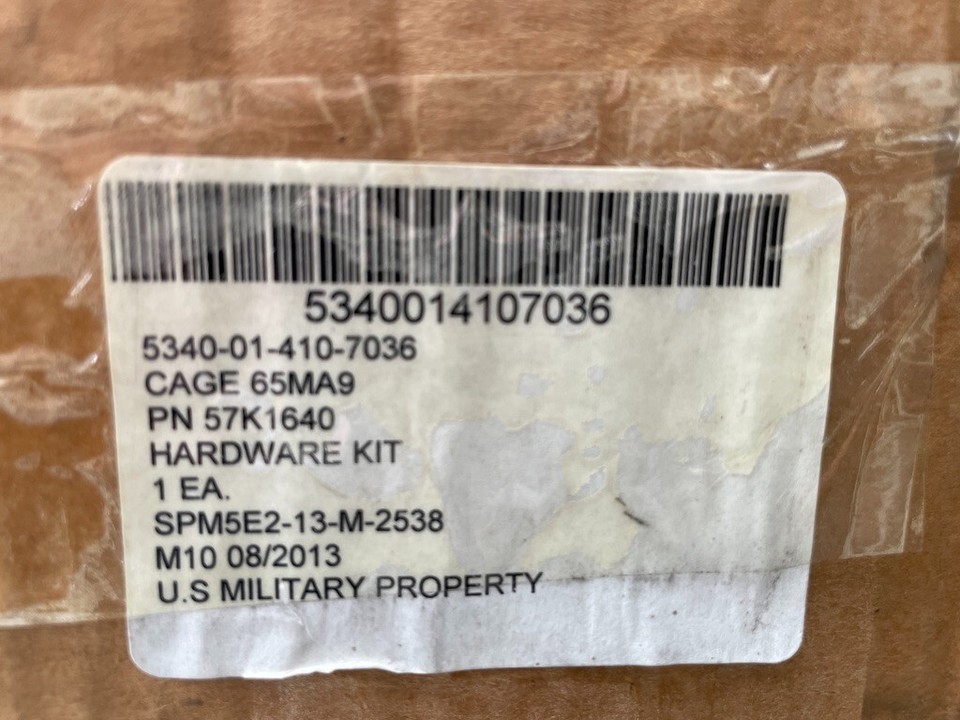 HMMWV M998 M1101 Pintle Hitch Extension w/ Bolt Kit 12342661, 2540-01 ...