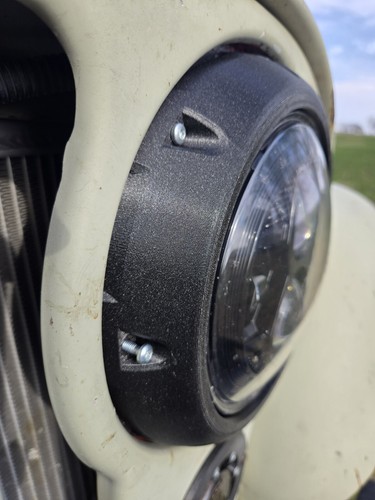 Custom 3d Printed Headlight Bezels + LED Turn Signal Bezels - Jeep CJ5 ...