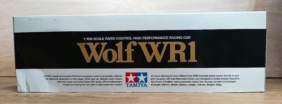 Tamiya 1/10 Wolf WR1 F104-MODIFIED CHASSIS RC F1 radio-controlled kit ...