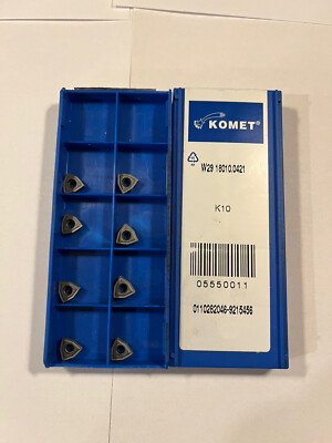 Komet Carbide Inserts W29 18010.0421 K10 Qty 8 | eBay
