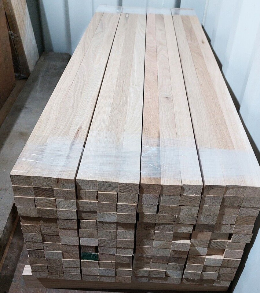 Oak Hardwood Slats, Kiln Dried, Planed All Round, Pack Of 12, BARGAIN ...