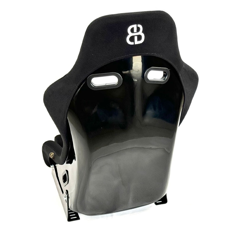 BB5 Extra Large Fixed Fibreglass Racing Bucket Seat + Side Mounts ...