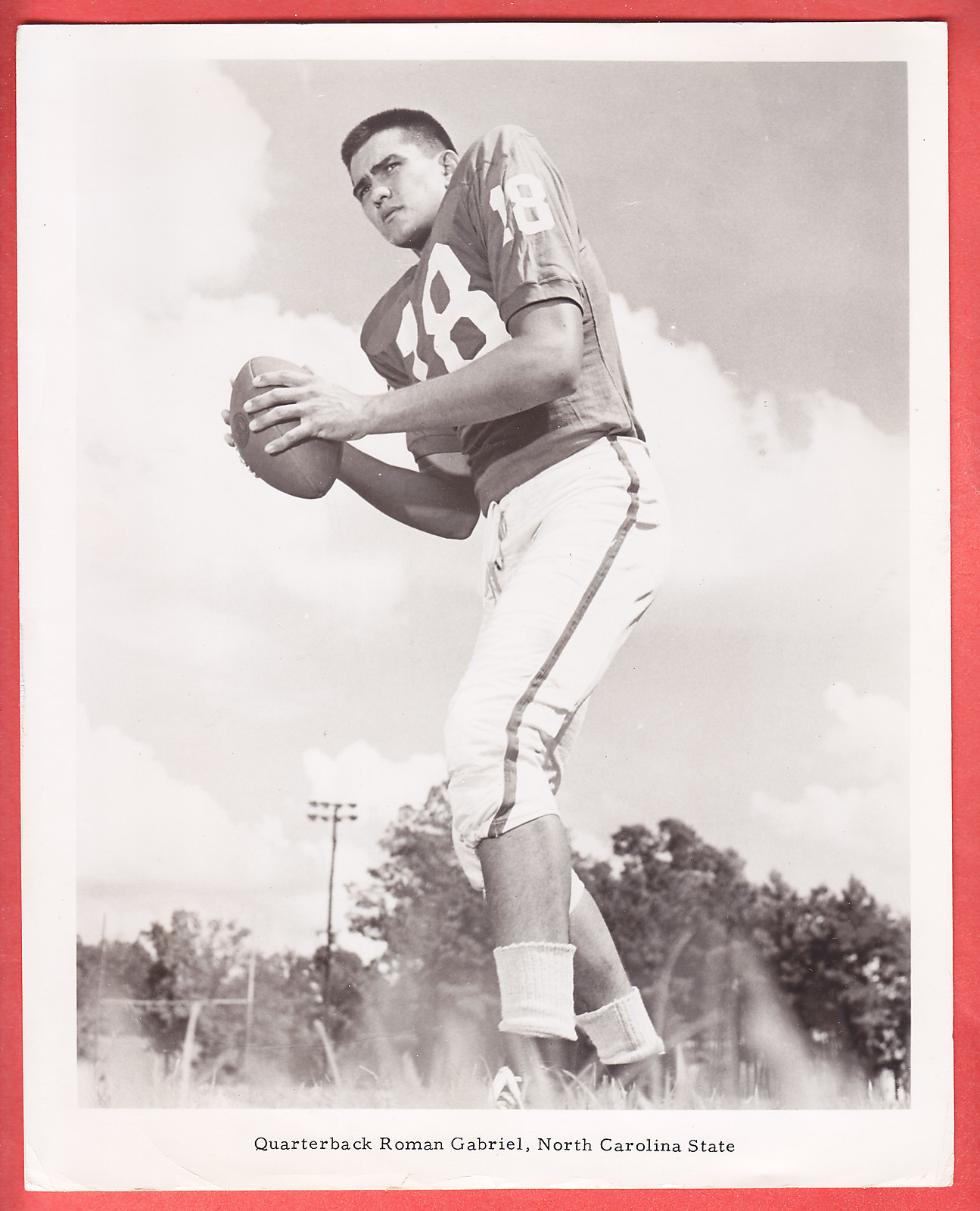 1959-61 N.C. STATE 8 X 10 GLOSSY TEAM ISSUE PHOTO ROMAN GABRIEL ROOKIE ...