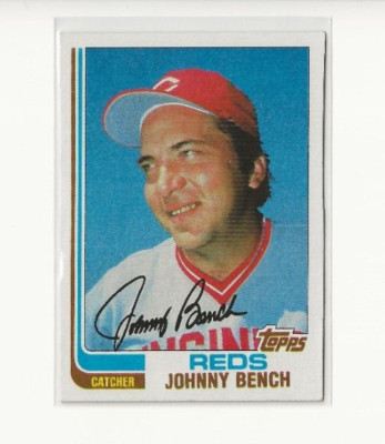1982 Topps Baseball Johnny Bench Reds #400 Reds | eBay