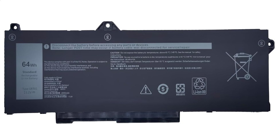GRT01 Battery For Dell Precision 3581 3470 3571 3561 Series | eBay