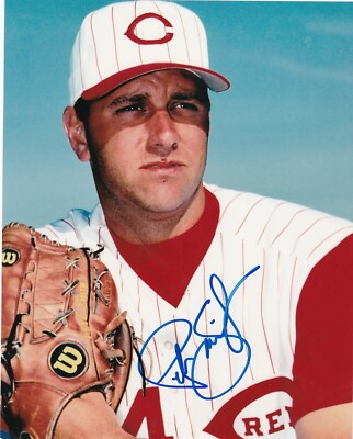 PETE SMITH CINCINNATI REDS COLOR ACTION SIGNED 8x10 | eBay