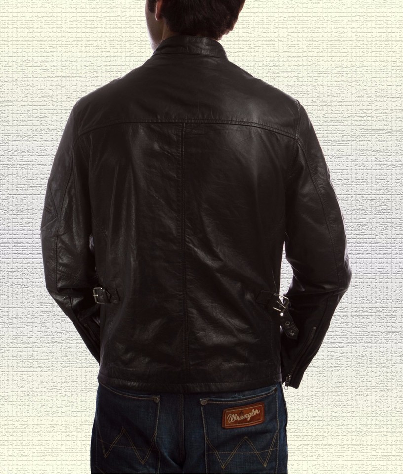 XMen Cyclops Scott Summers Handmade Brown Original Leather Jacket Size ...