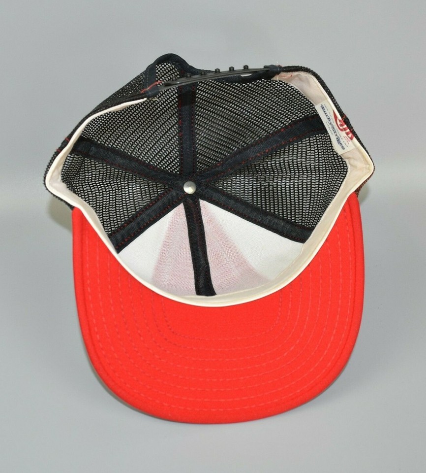 Atlanta Falcons AJD Lucky Stripes NFL Vintage 80's Trucker Snapback Cap ...