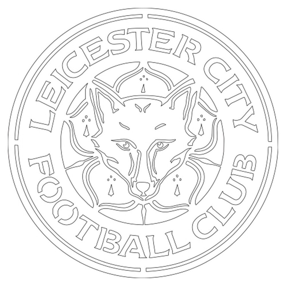 Leicester City Logo LCFC CNC template DXF Cdr for Plasma Laser Cut as ...