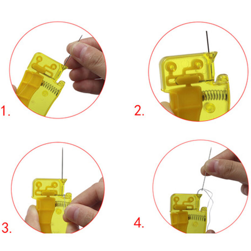 Auto Needle Threader DIY Tool Home Hand Machine Sewing Automatic Thread ...