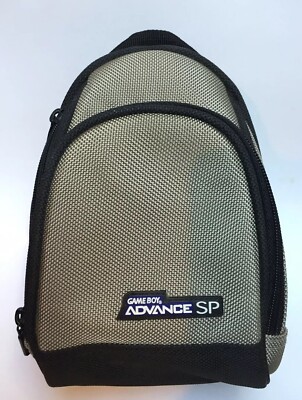 Nintendo GameBoy Advance SP Carrying Backpack Shoulder Bag Silver ...