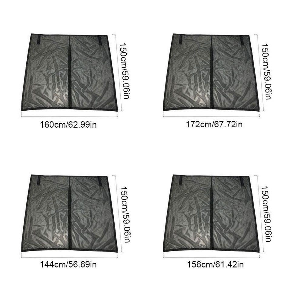 SLIDING DOOR MAGNETIC MOSQUITO FLY SCREEN NET CAMPER ψθ ρу I2M7 Q8T5 ...