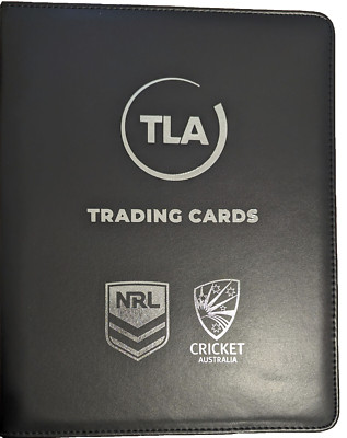 NRL Traders CA Cricket Rugby League TLA Trading Cards Album Binder with ...