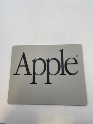 Vintage Original Apple MacIntosh MAC Mouse Pad Grey 7"x9" Classic Logo ...