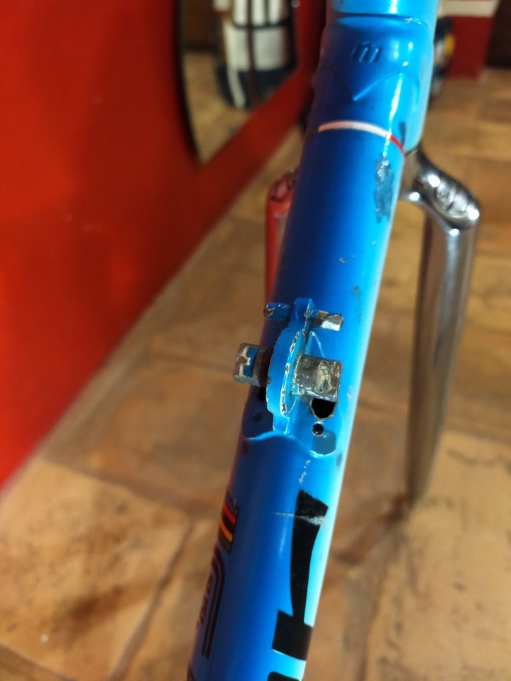 Francesco Moser Chrono 51.151 Bike Frame - 28/26. + Handlebar mount 9cm ...