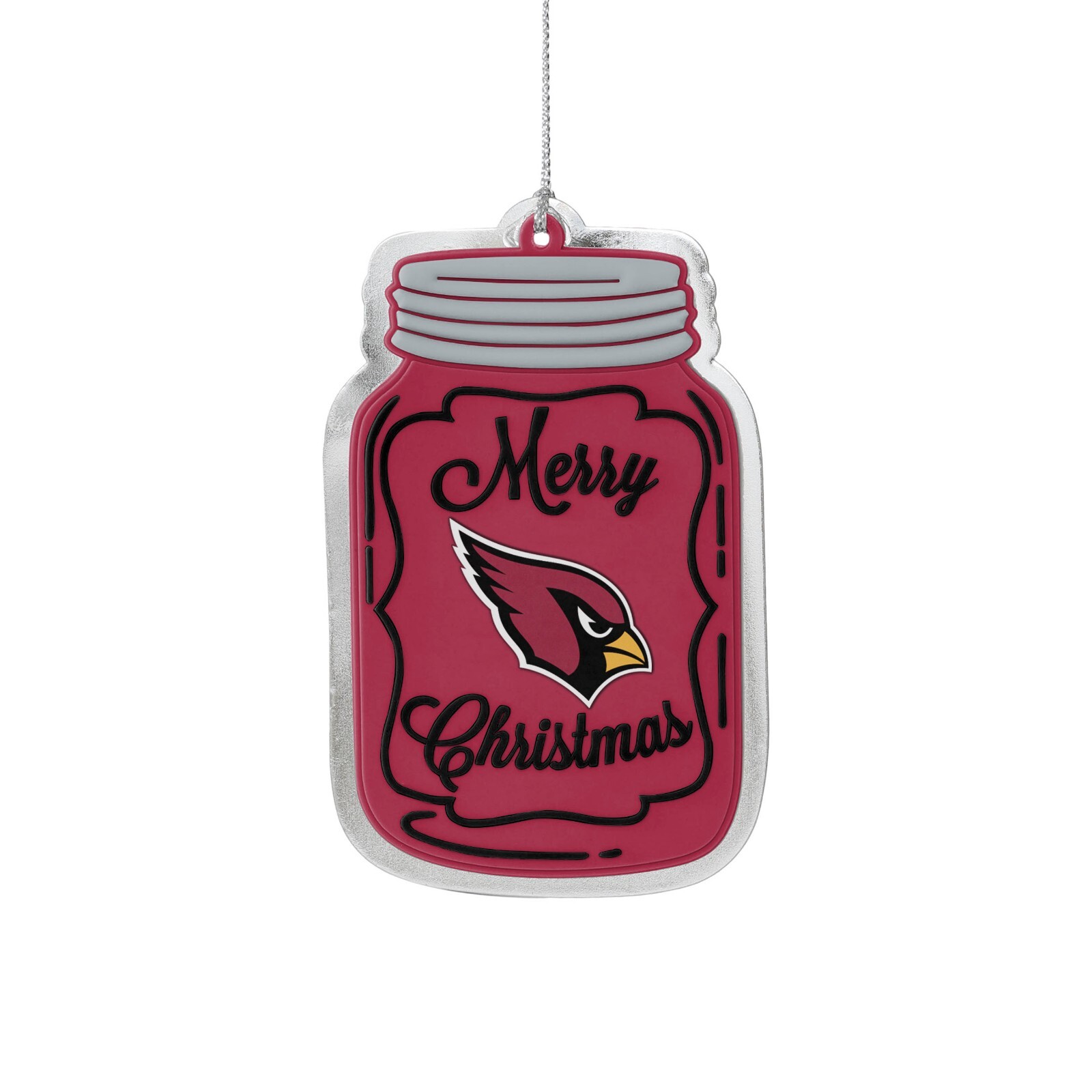 Arizona Cardinals Christmas Tree Holiday Flat Ornament - Mason Canning ...