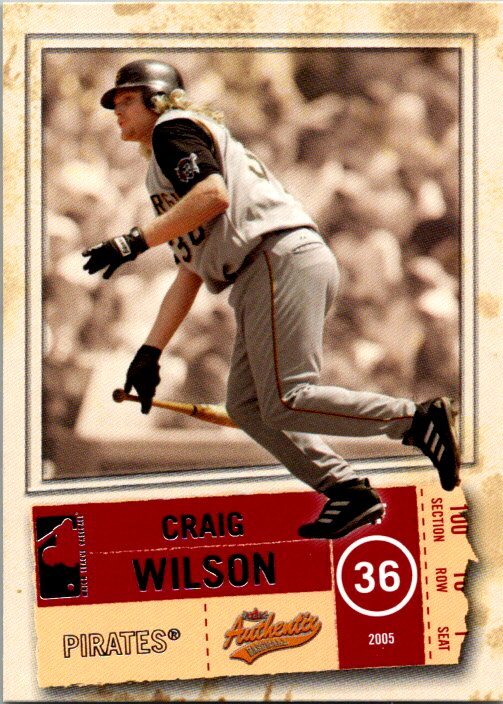 2005 Fleer Authentix - #16 Craig Wilson for sale online | eBay