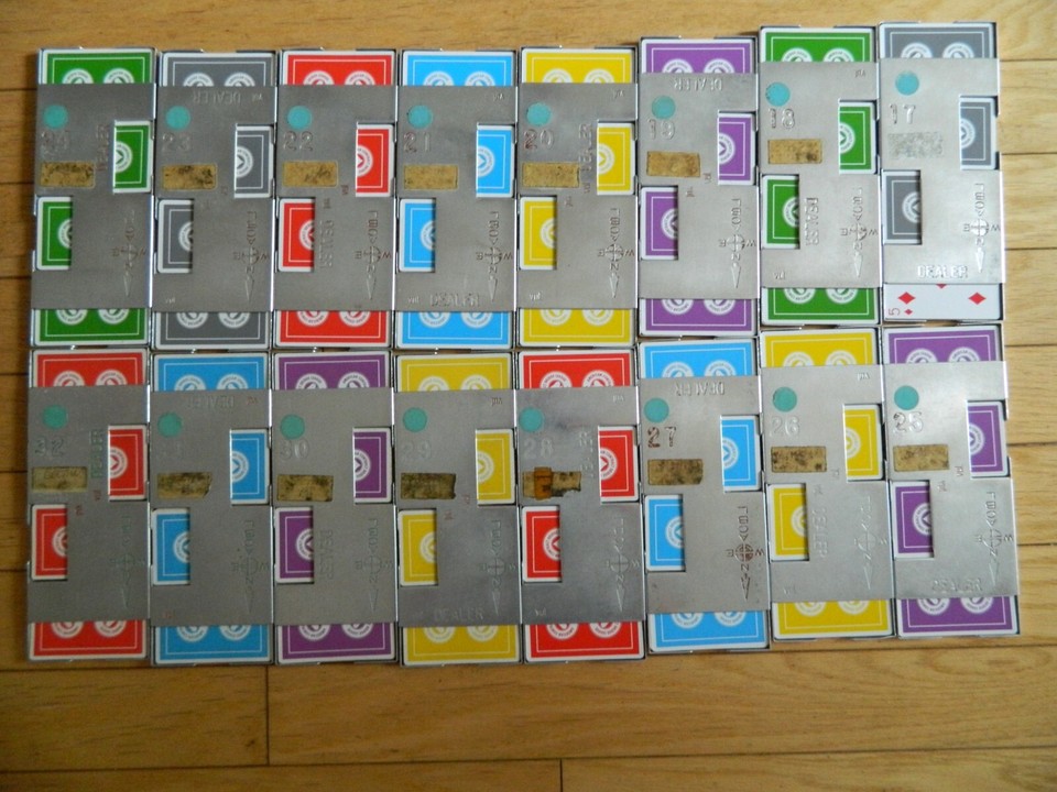 Vintage Metal Duplicate Bridge Boards with ACBL cards - Felt Back - 1 ...
