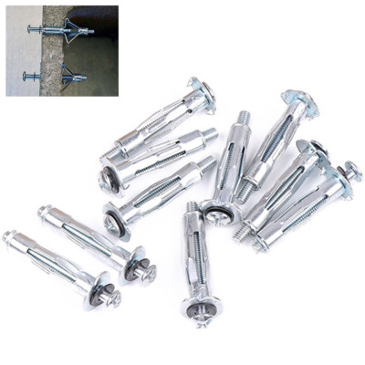 10x M4-32mm Heavy Duty Metal Hollow Wall Anchors Cavity/Plasterboard ...