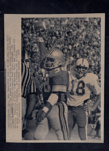 Ohio State Buckeyes Football LOT of 3 Press Photos Paul Campbell Chris ...