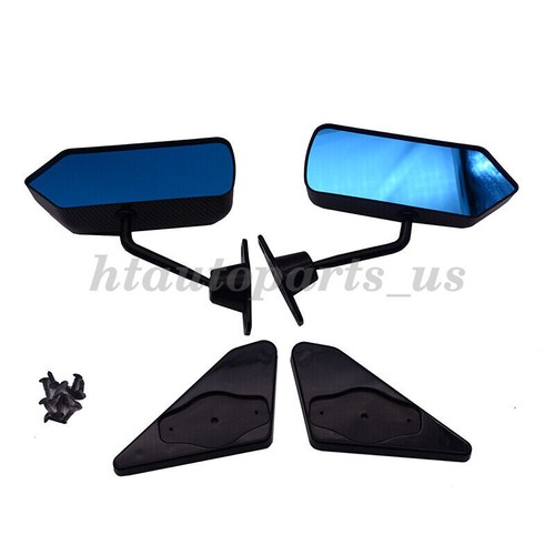 F1 CARBON LOOK racing side mirror For Rav4 miata mx5 mazda3 RX7 sxe10 ...