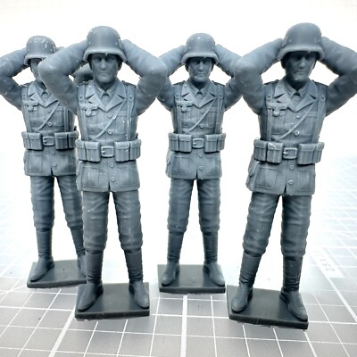 World War 2 Surrendering German Toy Soldier Military Resin 1/32 ...