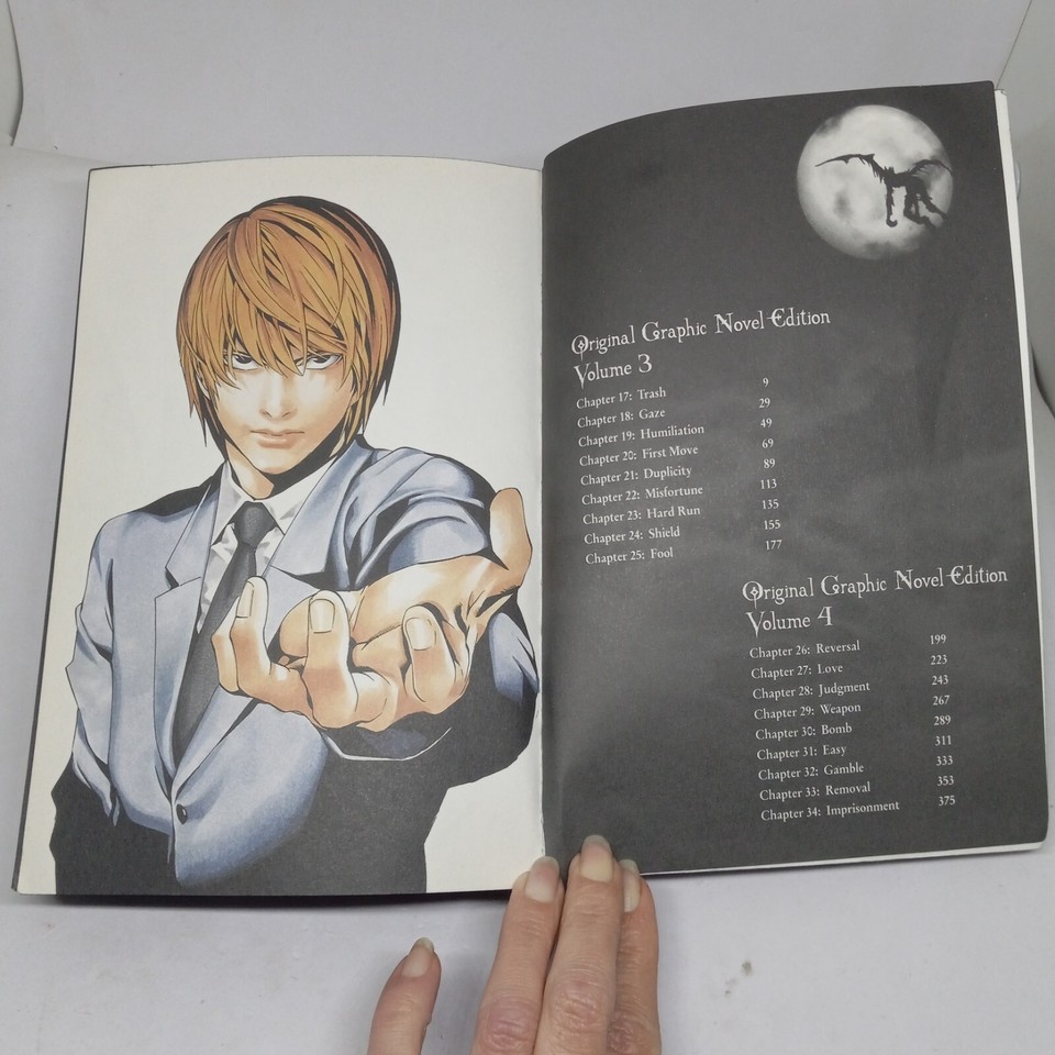 Death Note II Black Edition Vol 3 & 4-Tsugumi Ohba-Takeshi Obata-2016-1st US/8th | eBay